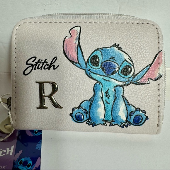 Primark | Bags | Nwt Disney Stitch Zip Around Initial R Wallet Approx ...